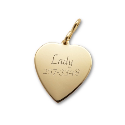Personalized Small Gold Heart By Things Remembered | Plando