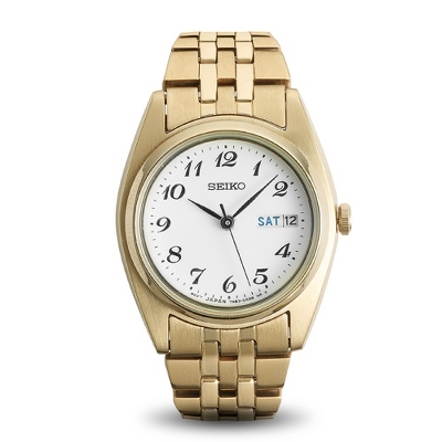 Personalized Ladies Seiko Gold Tone Watch By Things Remembered | Eivu