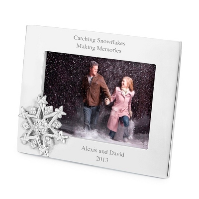 Personalized Landscape Snowflake 4×6 Frame By Things Remembered | Blueworks
