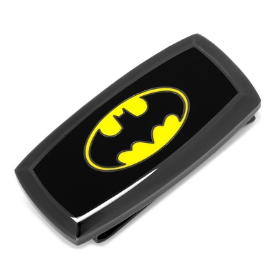 Personalized Batman Money Clip With Complimentary Weave Texture Valet ...