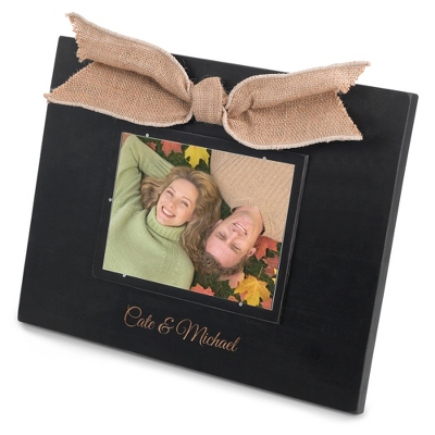 Personalized Large Black Distressed Wood Frame By Things Remembered ...