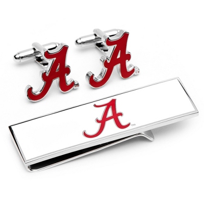 Personalized University Of Alabama Cuff Links And Money Clip Gift Set ...