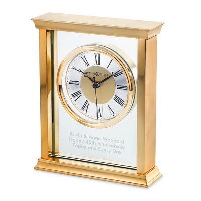 Personalized Howard Miller Monticello Table Clock By Things Remembered ...