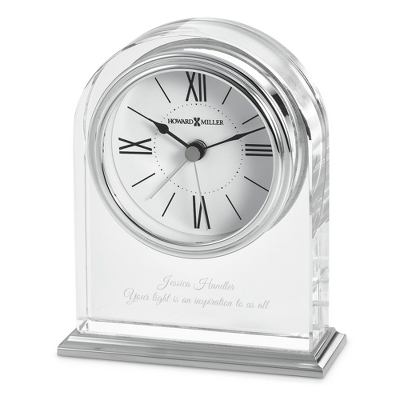 Personalized Howard Miller Optica Crystal Clock By Things Remembered ...