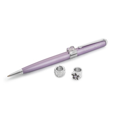 Personalized Purple Charm Pen By Things Remembered | Zambee