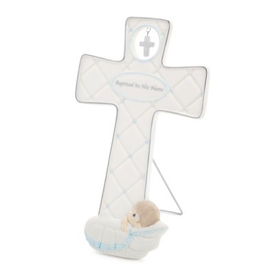 Personalized Precious Moments Boy Baptism Cross By Things Remembered ...