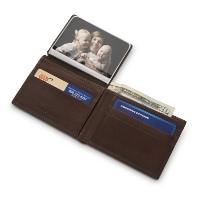 Personalized Sportsman Brown Leather Passcase By Things Remembered ...