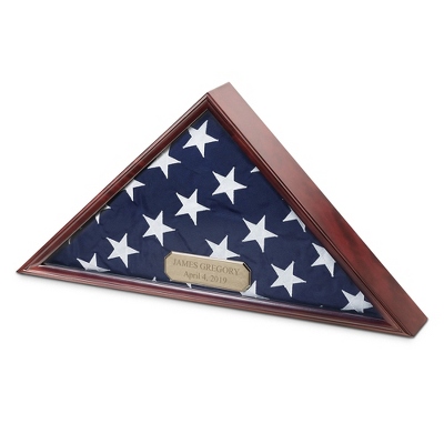 Personalized Mahogany Flag Box By Things Remembered | Eivu