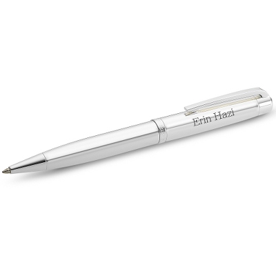 Personalized Waterford Marquis Silver Plated Ballpoint Pen By Things ...