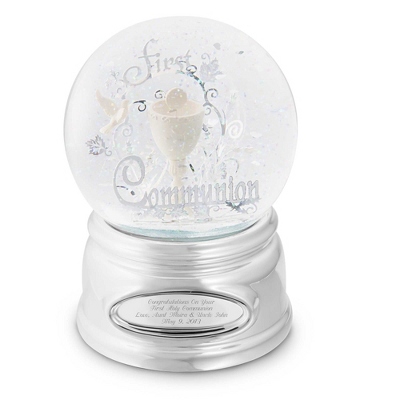 Personalized First Communion Snow Globe By Things Remembered | Zambee