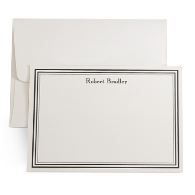 Personalized Ivory Colonial Cards By Things Remembered | Bubblexs