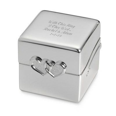 Personalized Double Heart Ring Box By Things Remembered | Eido