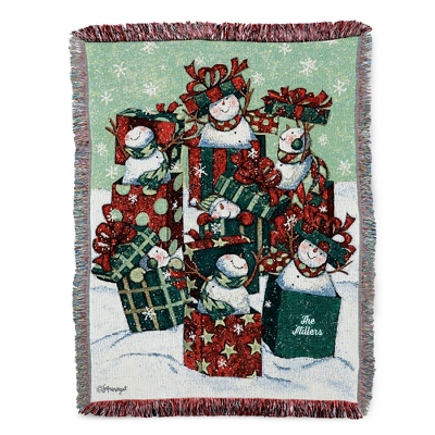 Personalized Snow Gifts Throw By Things Remembered | Babblebean