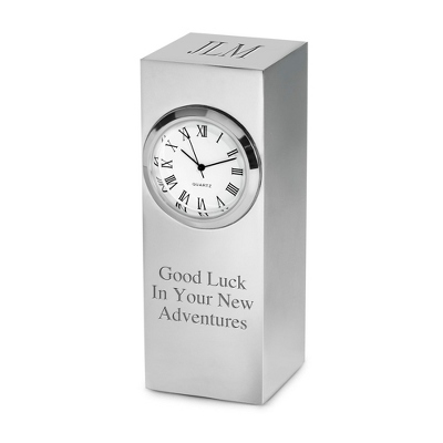 Personalized Silver Tower Clock By Things Remembered | Realzone