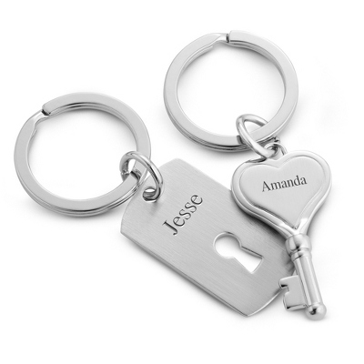 Personalized Lock-n-key Key Chain By Things Remembered | Triloo