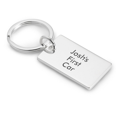 Personalized Classically Silver Key Chain By Things Remembered | Kabox