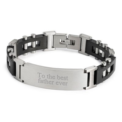 Personalized Lug Nut Id Bracelet With Complimentary Tri Tone Valet Box ...
