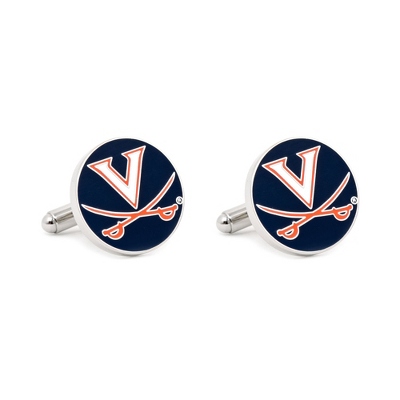 Personalized University Of Virginia Cuff Links With Complimentary Weave ...