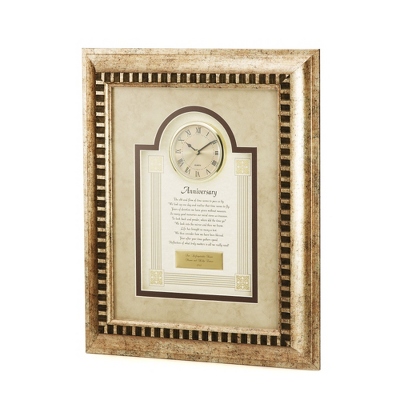 Personalized Anniversary Frame Clock By Things Remembered | Voova