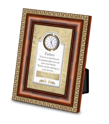 Personalized Father Frame Clock By Things Remembered | Linklounge