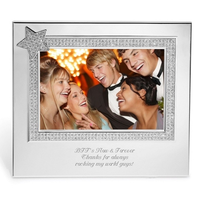 Personalized Silver Star Bling Frame By Things Remembered | Browsebird