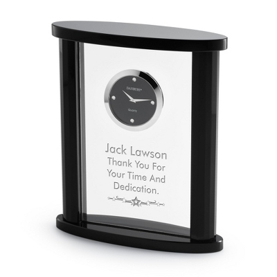 Personalized Black Column Clock By Things Remembered | Eido