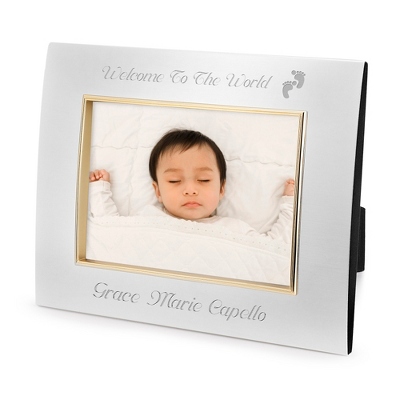 Personalized Landscape Classic Bevel Silver/gold 5×7 Frame By Things ...