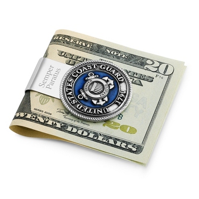 Personalized Pewter U.s. Coast Guard Money Clip By Things Remembered ...