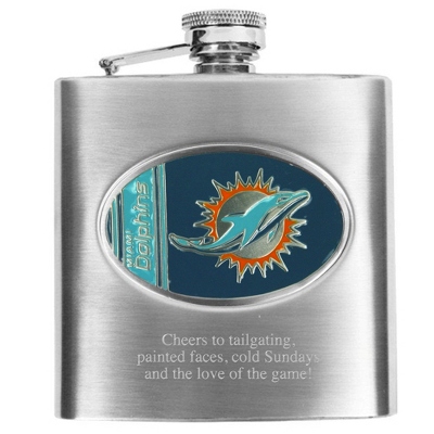 Personalized Miami Dolphins Flask By Things Remembered | Dynander
