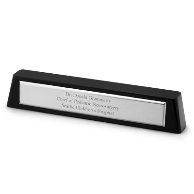 Personalized High Gloss Black Name Bar By Things Remembered | Realzone