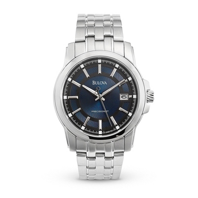 Personalized Men’s Bulova Precisionist Blue Dial Watch 96b159 By Things ...