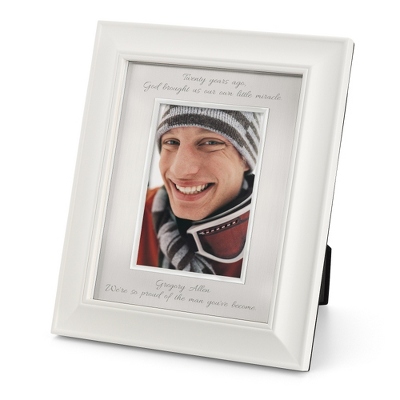 Personalized Portrait Greenwich Silver 5×7 Frame By Things Remembered ...