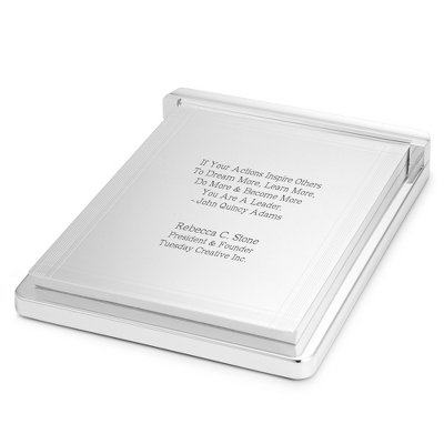 Personalized Silver Note Pad By Things Remembered | Plando