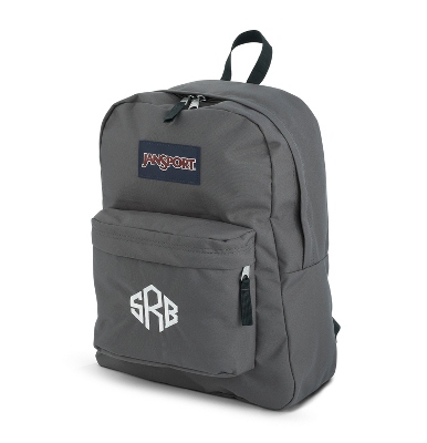 Personalized Jansport Superbreak Backpack Forge Grey By Things ...