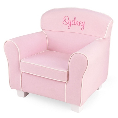 Personalized Pink Little Reader Chair With Pink Name By Things ...